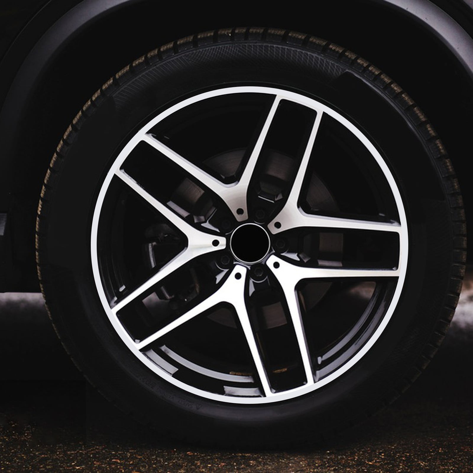 Yaiewey Rim protector for car wheels,Car Wheel Hub Rim Trim Tire Ring ...