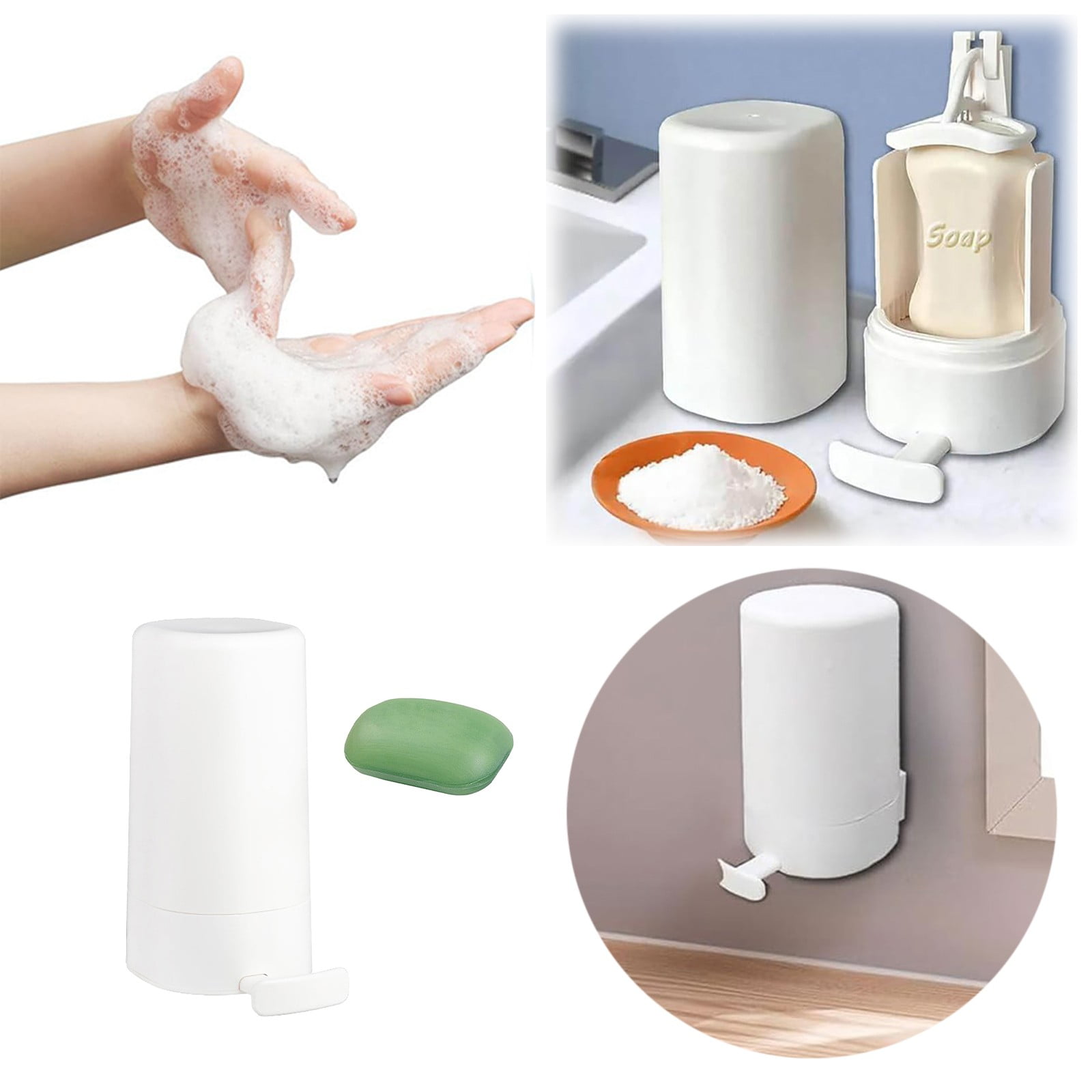 Yaiewey Soap Grinding Box,Shower Tray Soap Box Does Not Hands Artifacts ...