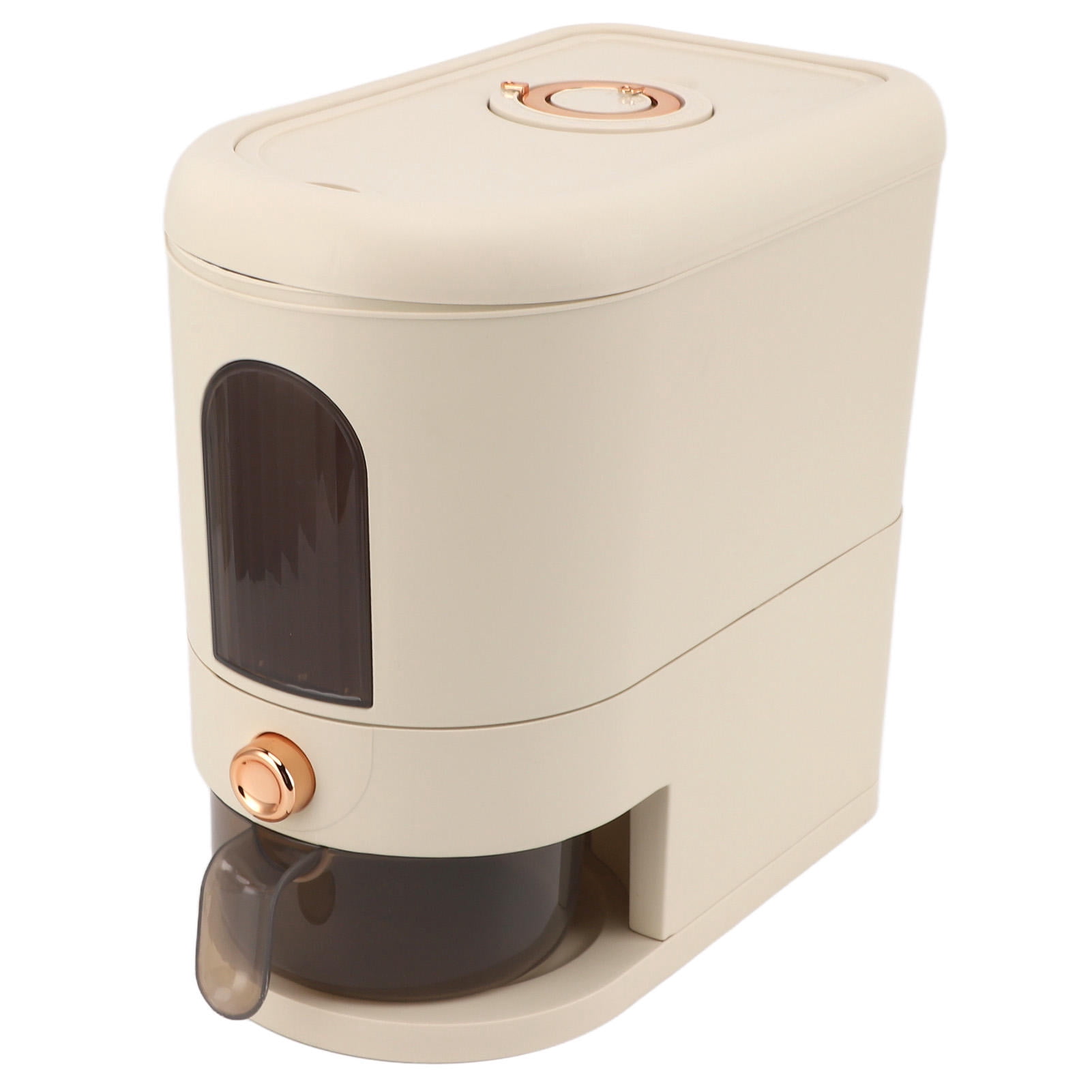 Yajisi 11‑lb Airtight Rice & Grain Dispenser with Transparent Window ...