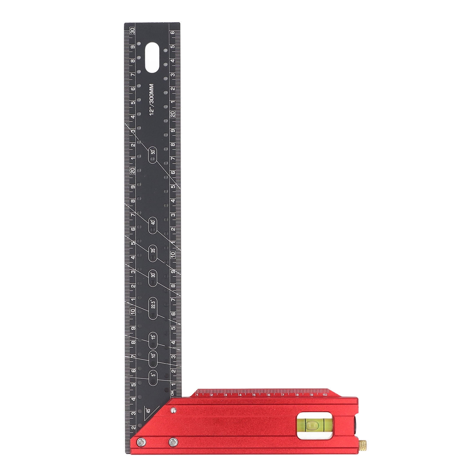 Yajisi 12‑inch Multi‑Angle Aluminum Alloy Ruler – 5°‑90° Precision ...