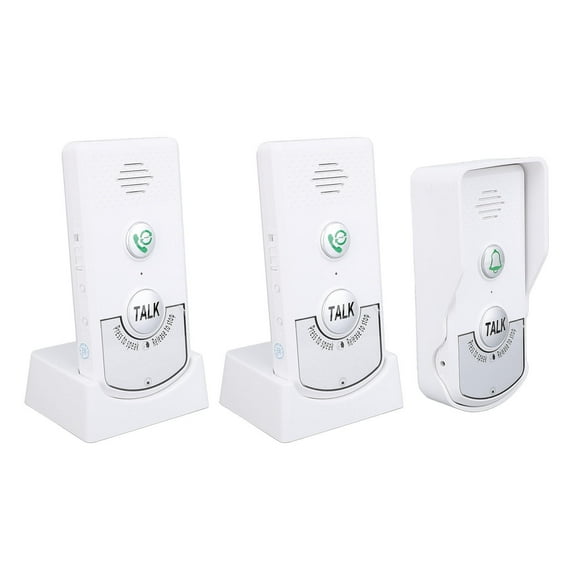 Yajisi 2‑Way Wireless Doorbell Intercom Kit – 1000 m Range, 1800 mAh ...