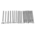 Yajisi 20Pcs Leather Stamping Tools Set Alloy Steel Different Patterns ...