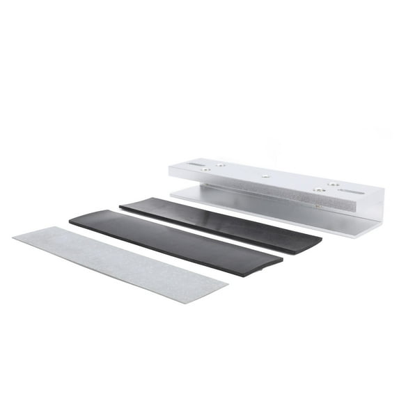 Yajisi 280kg Aluminum U‑Shape Bracket for Frameless Glass Door Magnetic ...