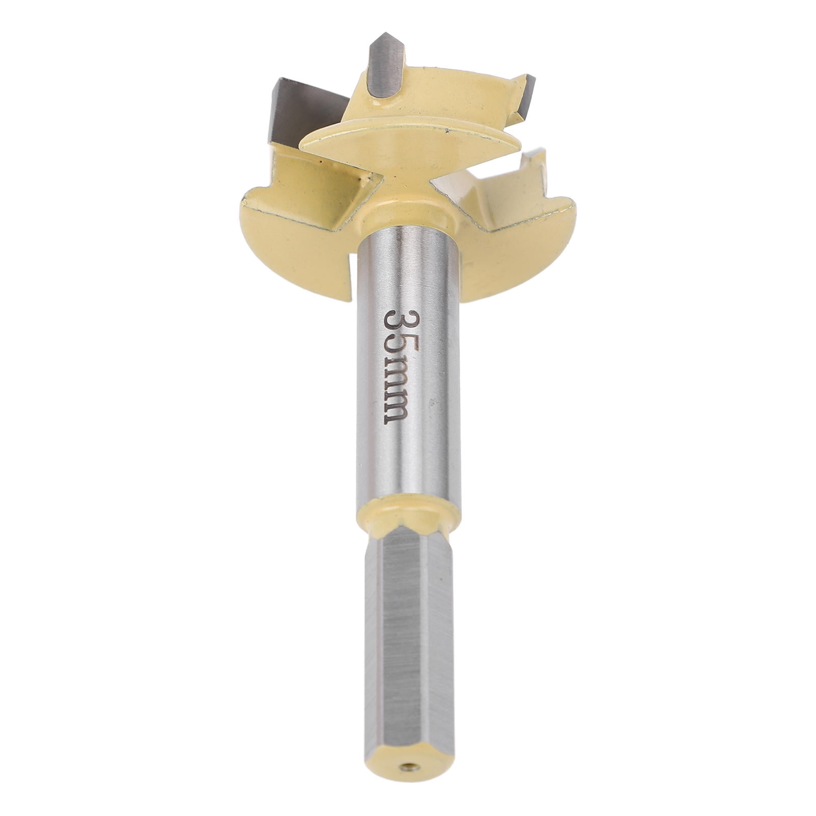 Yajisi 35mm Hinge Boring Bit – 9mm Hex Shank, 10mm Depth, 3‑Flute ...