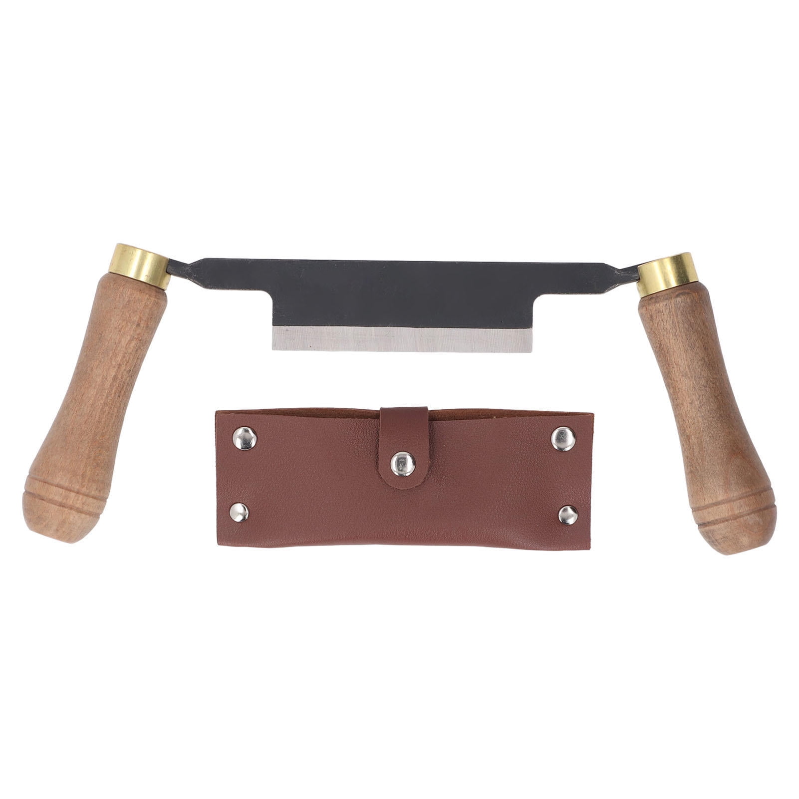 Yajisi 4" Dual Wooden Handle Draw Shave Tool – Carbon Steel Blade ...