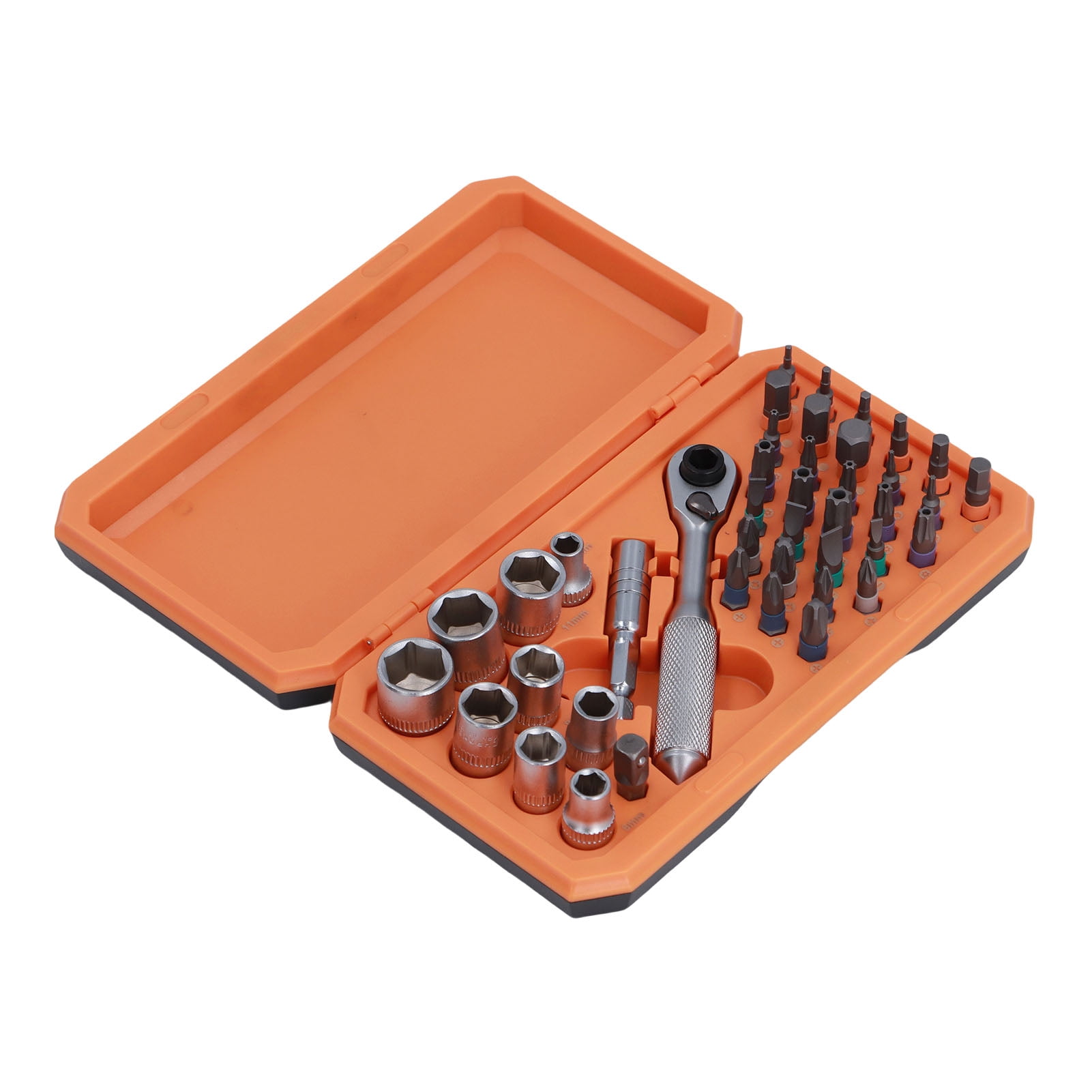 Yajisi 42 in 1 Ratchet Socket Wrench Set, S2 Driver Bit Kit for ...