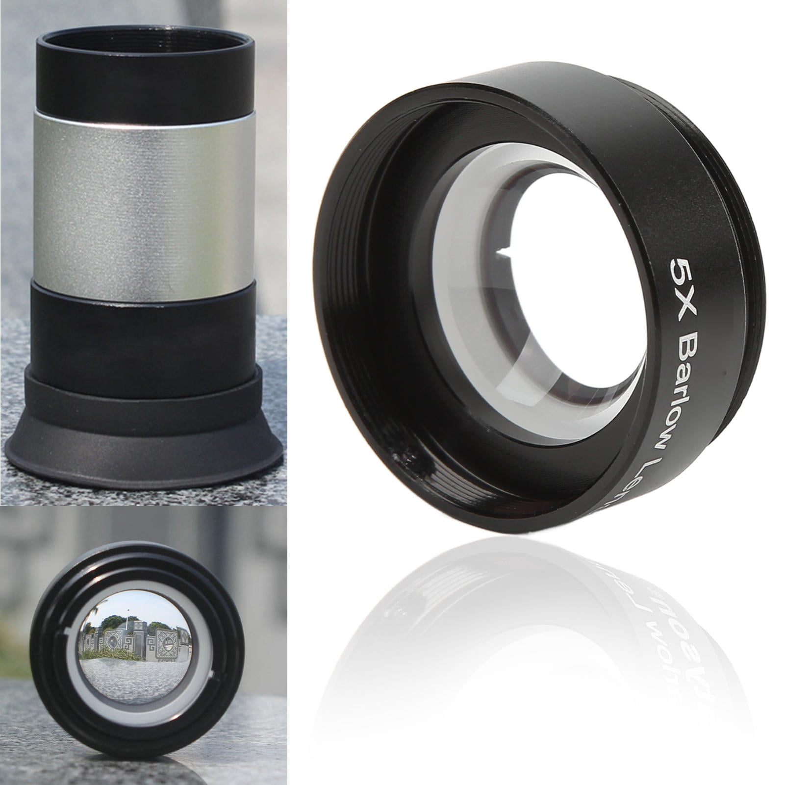 Yajisi 5X Barlow Lens M28.6 Threaded Stereo Microscope Auxiliary ...