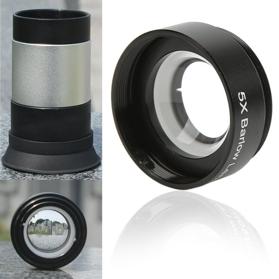 Yajisi 5X Barlow Lens M28.6 Threaded Stereo Microscope Auxiliary ...