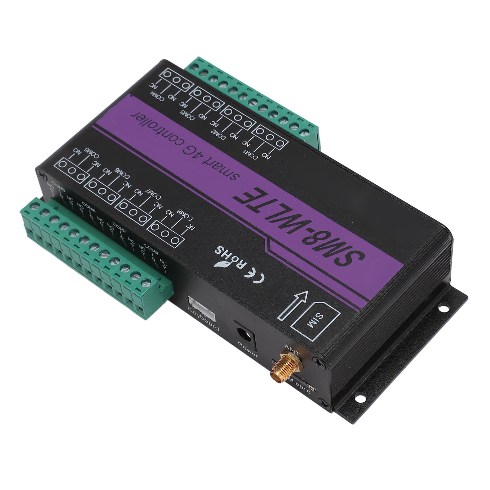 Yajisi 8‑Channel 4G GSM Remote Control Switch with PT100 Temperature ...