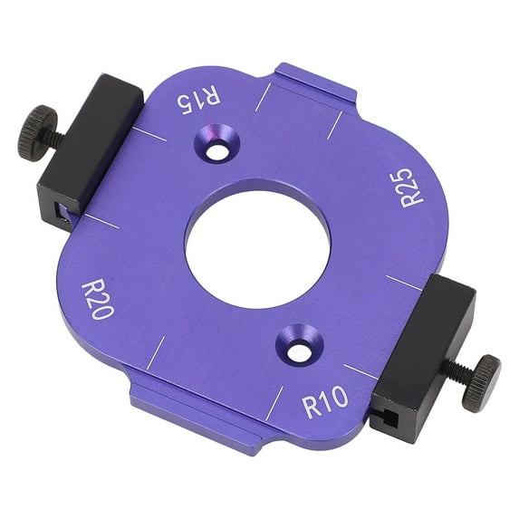 Yajisi Aluminum Round Corner Radius Template for Woodworking Router ...