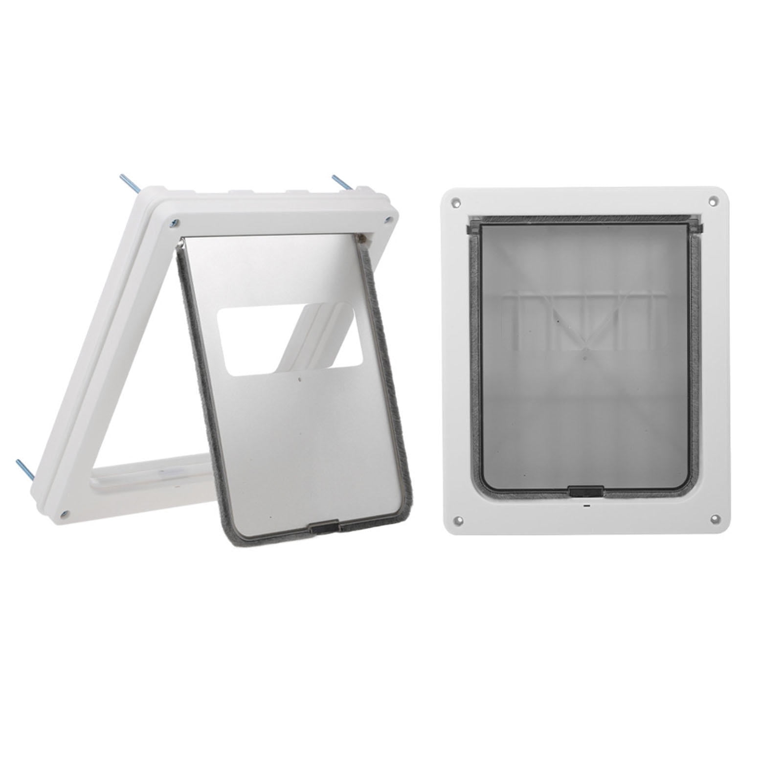 Yajisi Automatic Cat Door with Self‑Closing, Screw‑Fixed, Guard Food ...