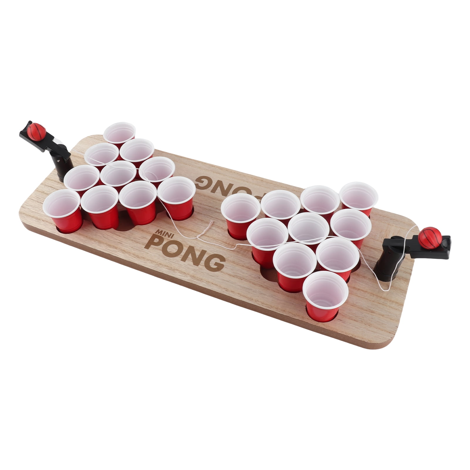 Yajisi Beer Pong Table Kit, 23 Pieces Mini Tabletop Drinking Game for ...