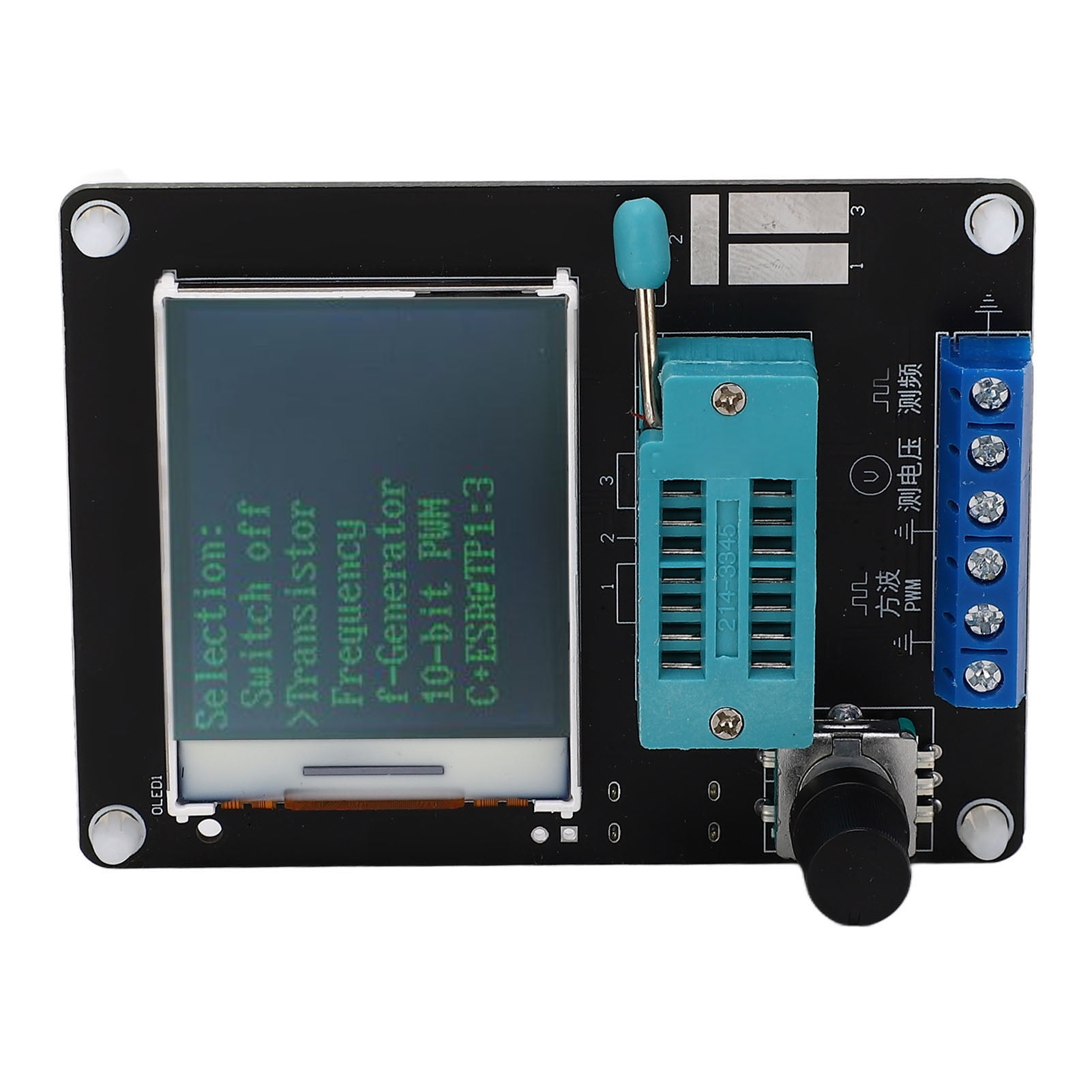 Yajisi DC5V Transistor Tester 1.77in TFT Color Screen Capacitance ...