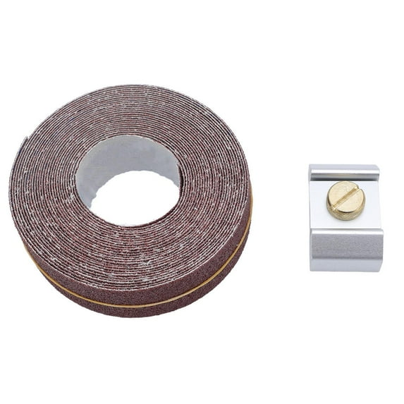 Yajisi Handheld Aluminum Sandpaper Rack – Trapezoid Design, 80‑Grit 6m ...