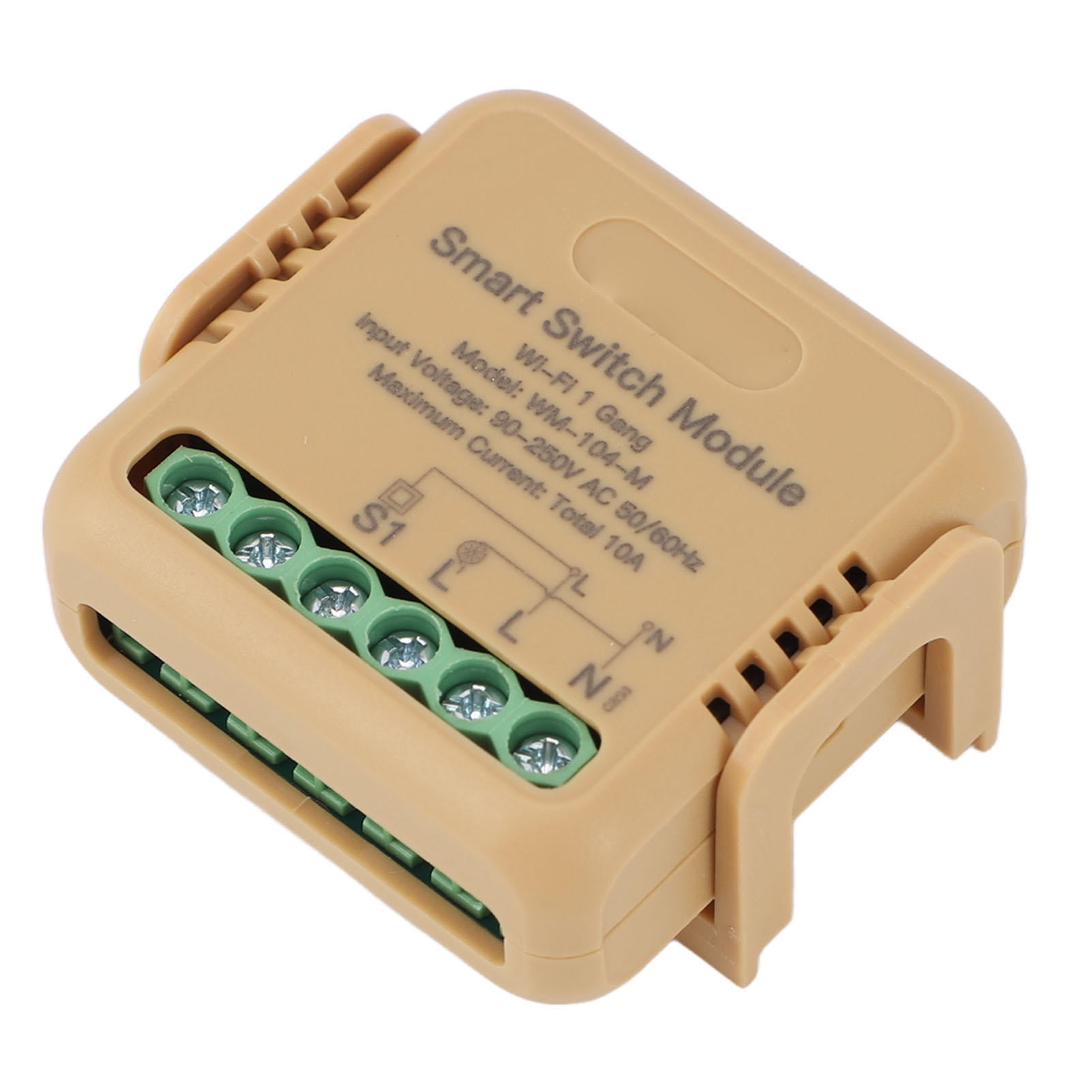 Yajisi Mini Smart WiFi Relay Switch 10A AC 90‑250V, Dual‑Control, App ...