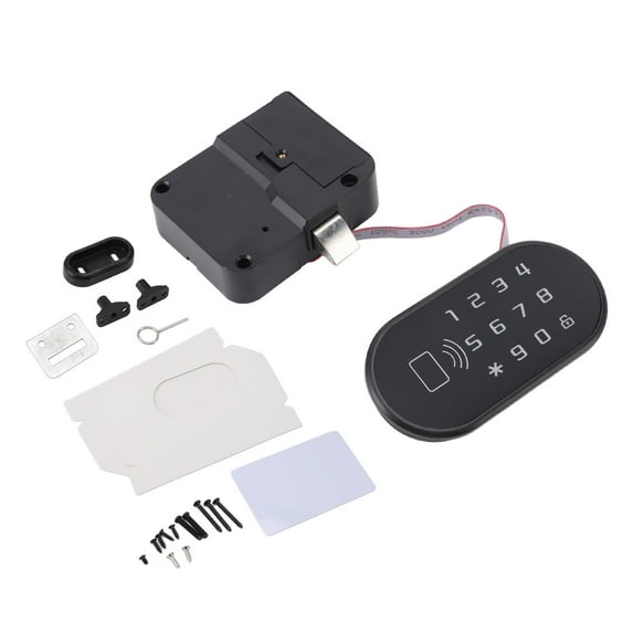 Yajisi Smart Cabinet Lock – 2‑Way Card & Code, 100 Passwords, USB ...