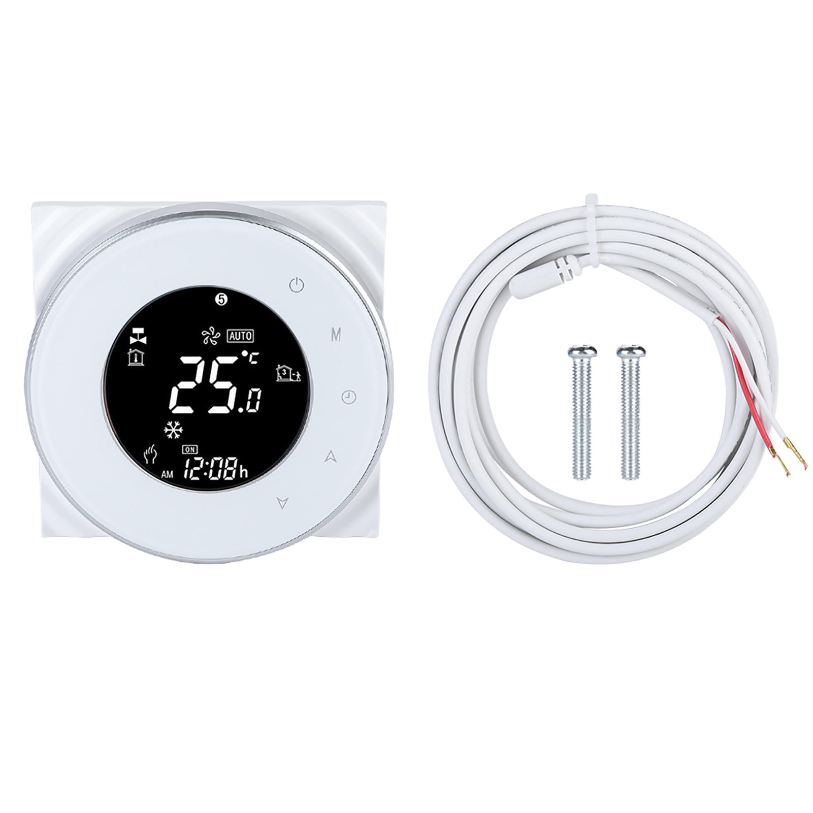 Yajisi Smart Wi‑Fi Electric Floor Heating LCD Touch Thermostat – Dual ...