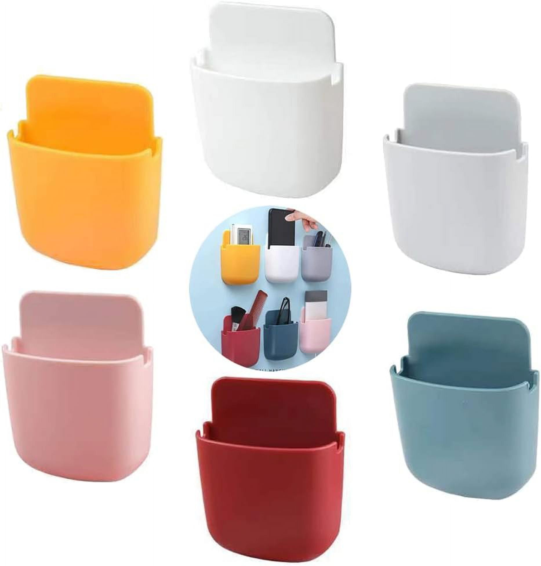 Yajoied 6Pcs Wall Remote Control Holder, Wall Remote Control Holder Box ...