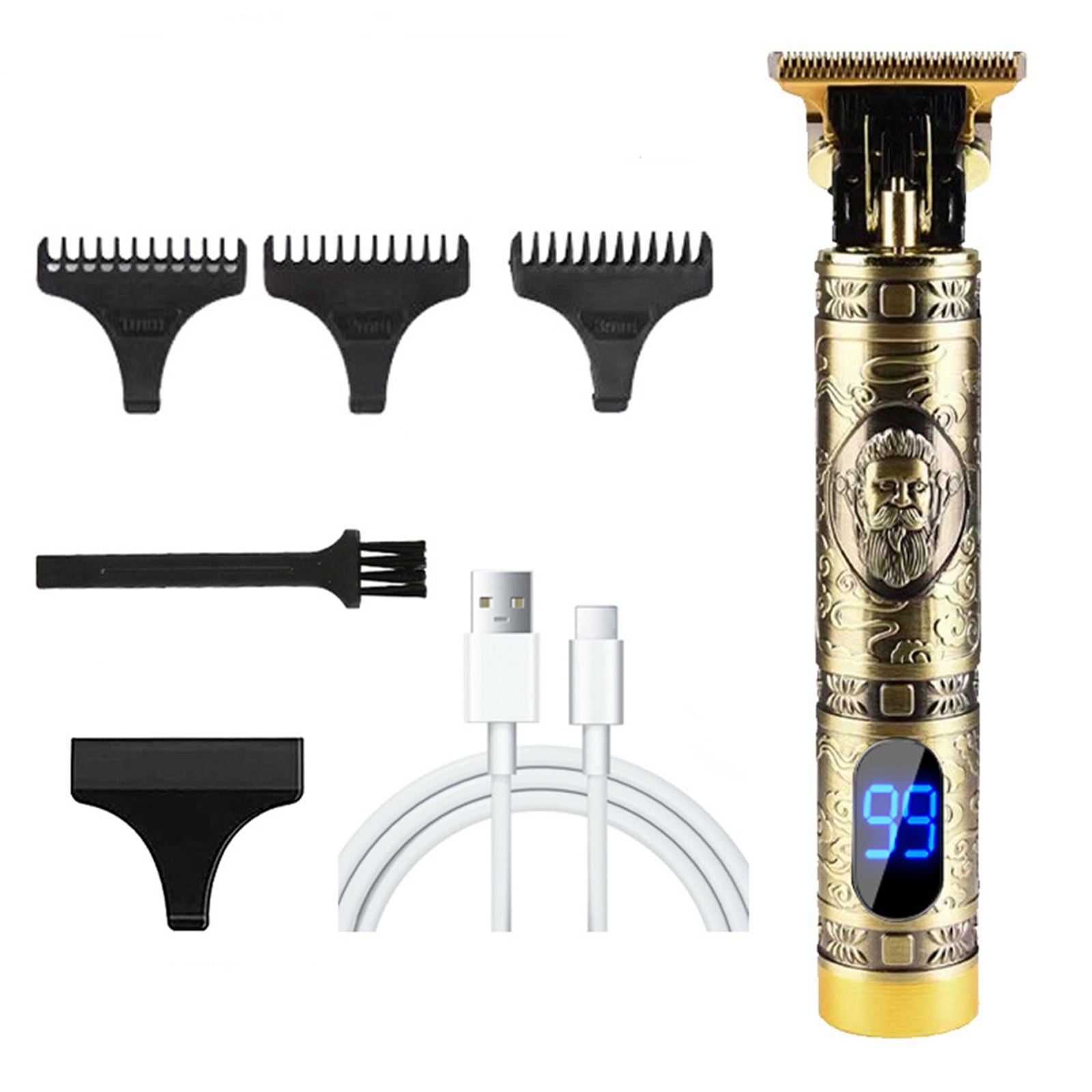 Yajuhoy Professional Beard Trimmer, Hair Clipper, Close Shave Edger ...