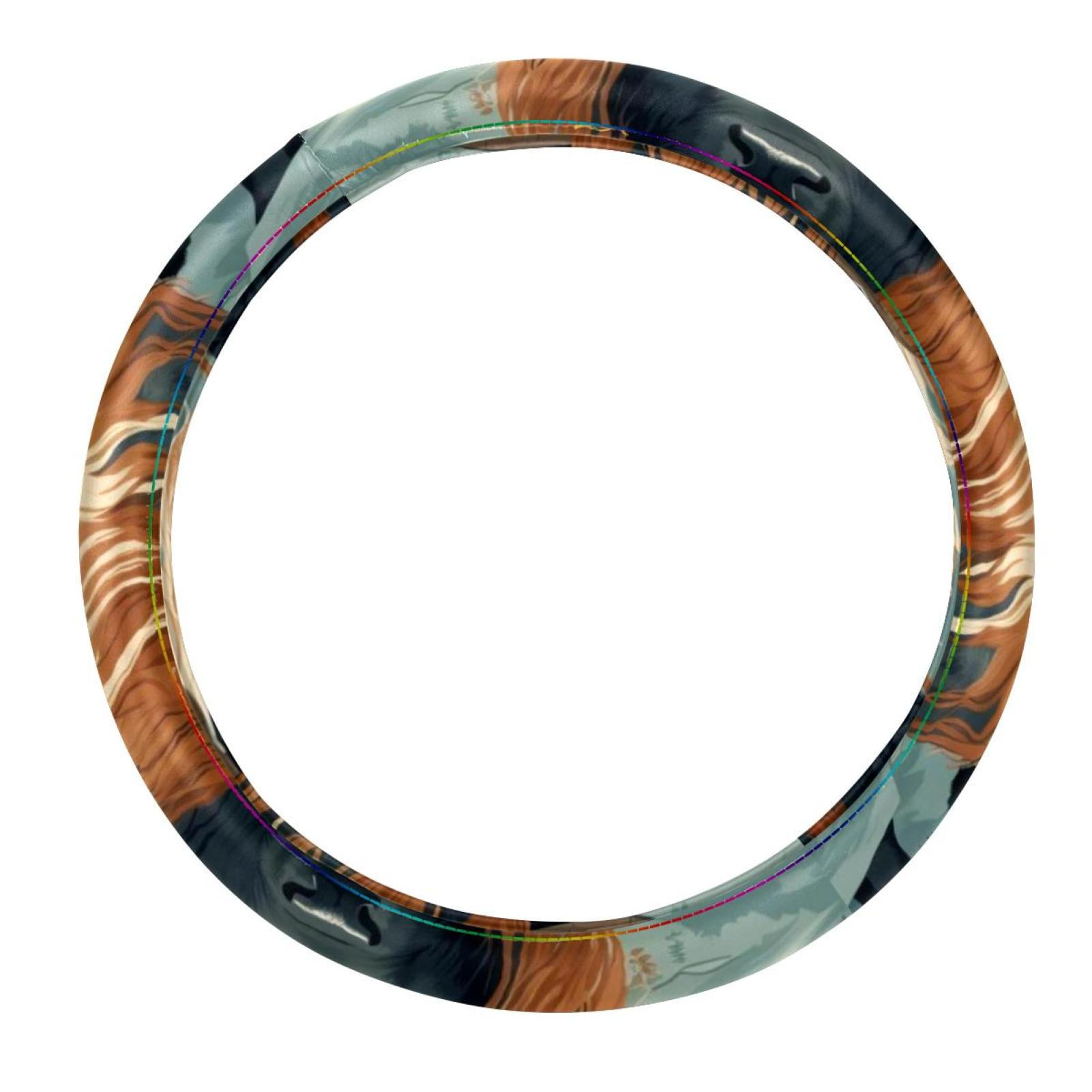 Yak 14.5 Inch Car Wheel Cover, Printing Design, PVC Leather, Auto ...