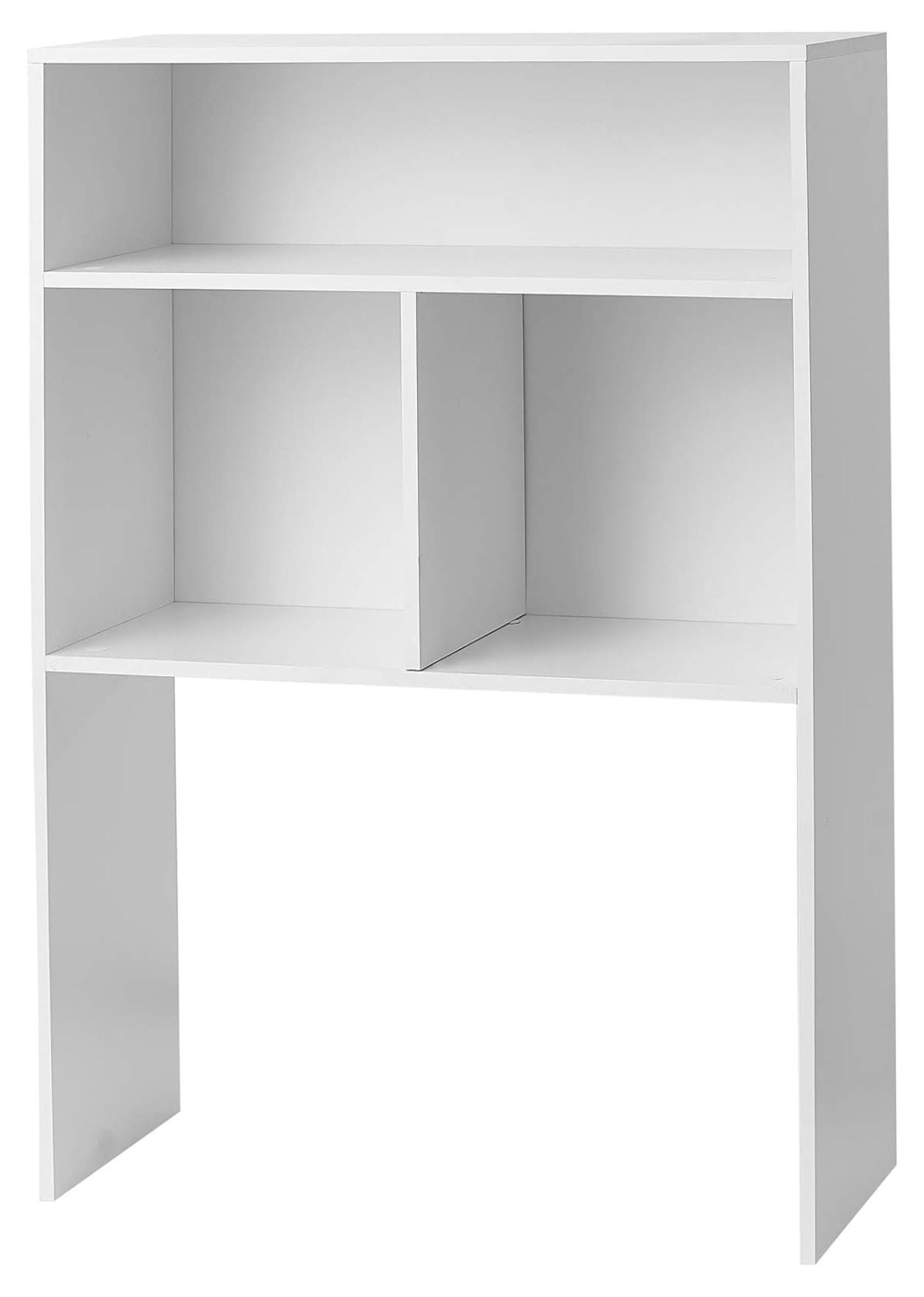 Yak About It Extra Depth Cube Dorm Desk Bookshelf - White - Walmart.com