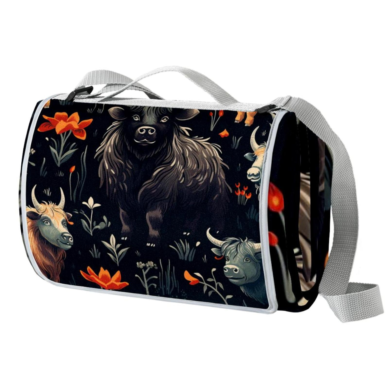 Yak Canvas Beach Blanket Picnic Mat for Outdoor Camping, Extra Large ...