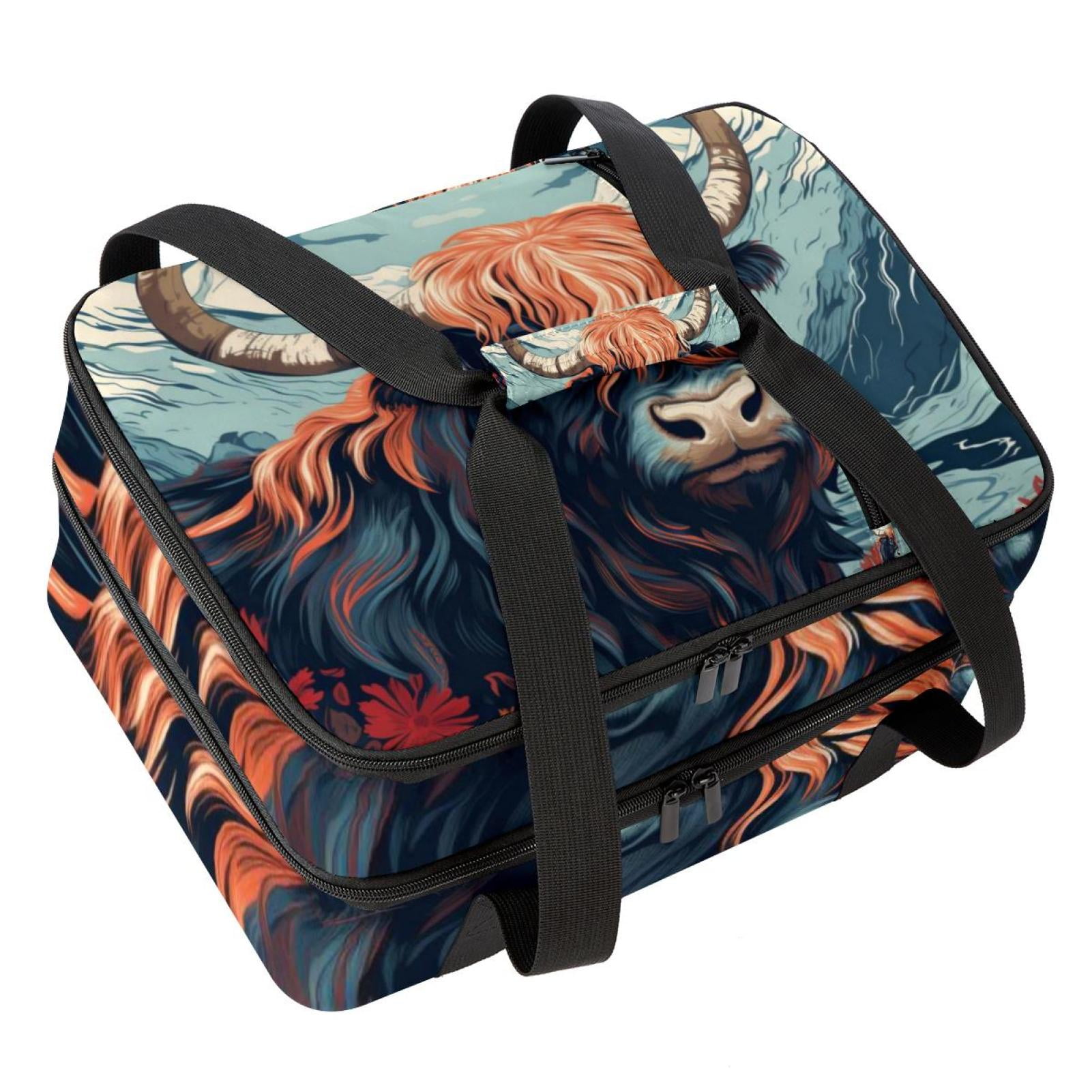 Yak Double-Layered Insulated Refrigerated Lunch Bag with Two ...