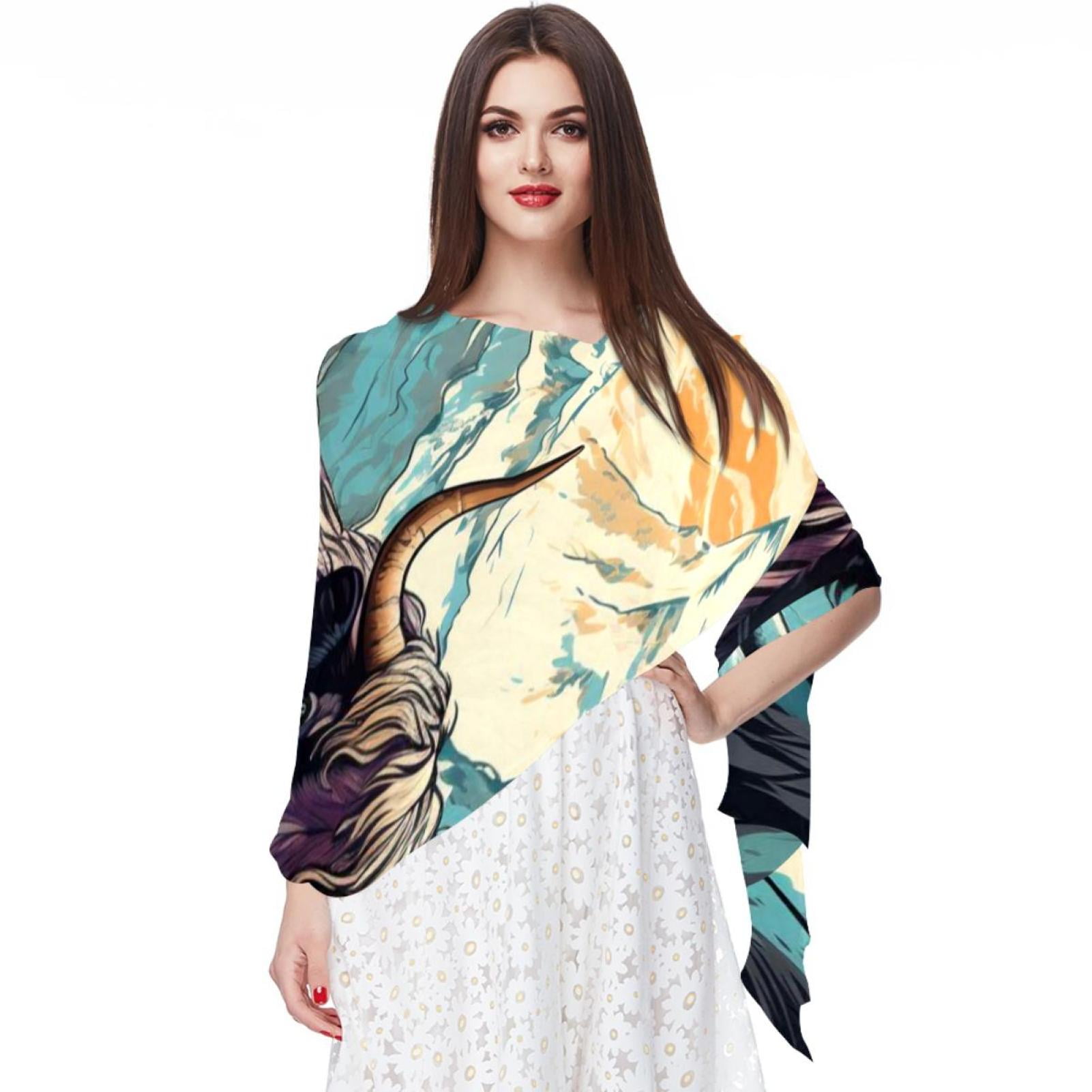 Yak Elegant Translucent Chiffon Hair Scarf | Light & Breathable Silk ...