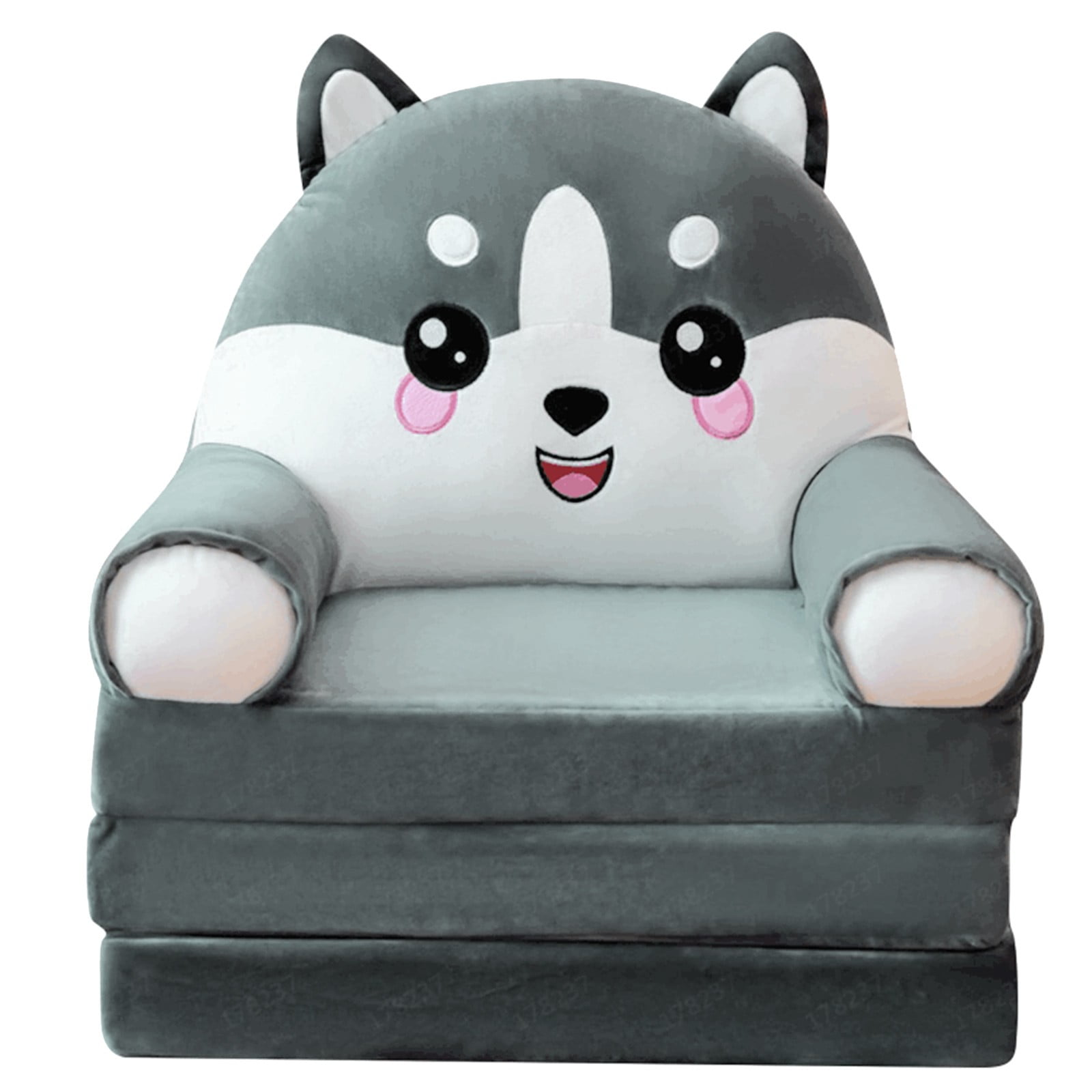 Yak Gear Seat Cushion Plush Foldable Kids Sofa Backrest Armchair 2 In 1 ...