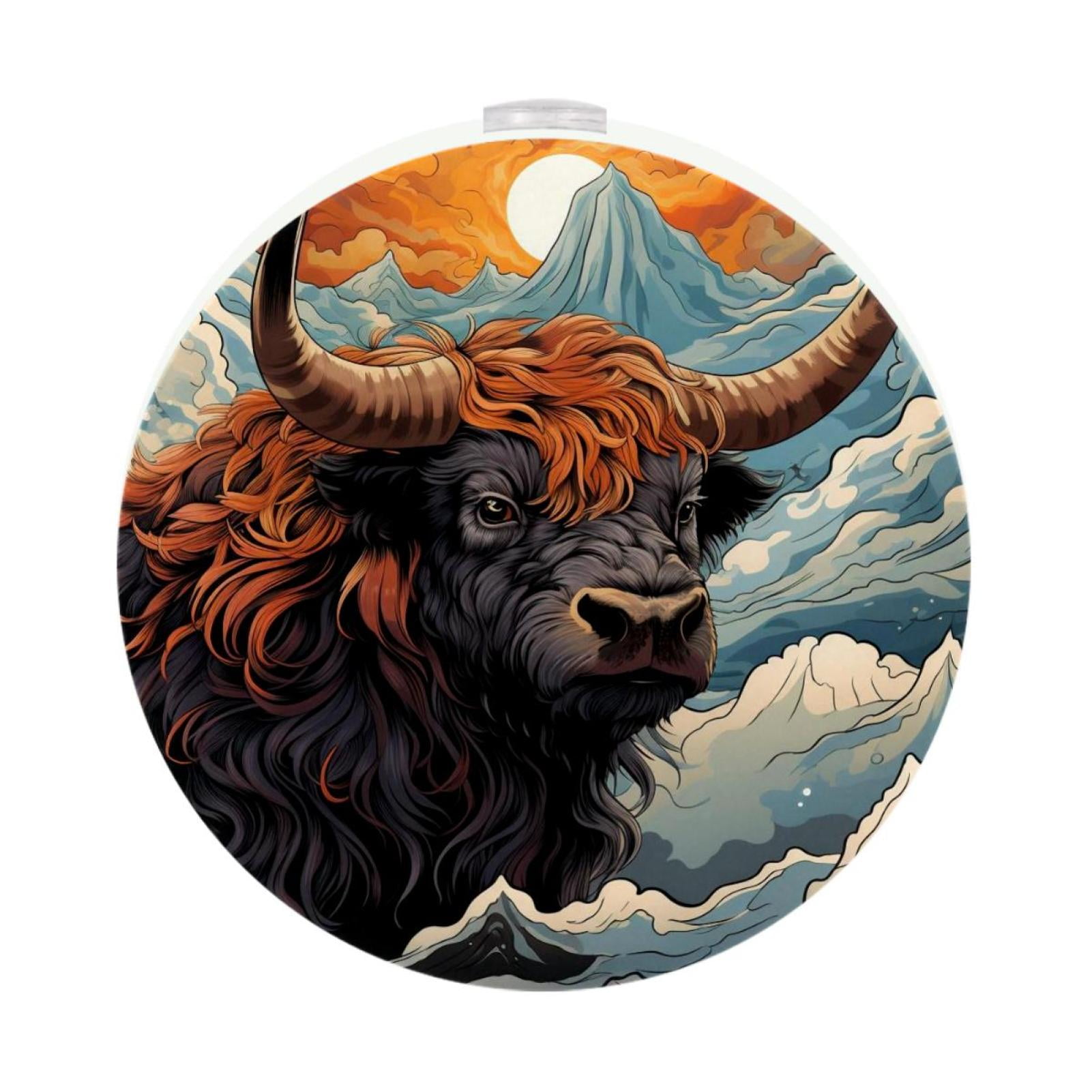 Yak LED Round Night Light - 2PCS, Plug-in Dusk-to-Dawn Sensor, Energy ...