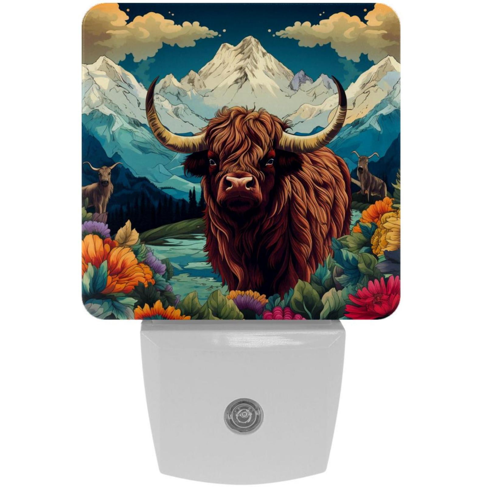 Yak LED Square Night Light for Bedroom and Bathroom - Energy Efficient ...