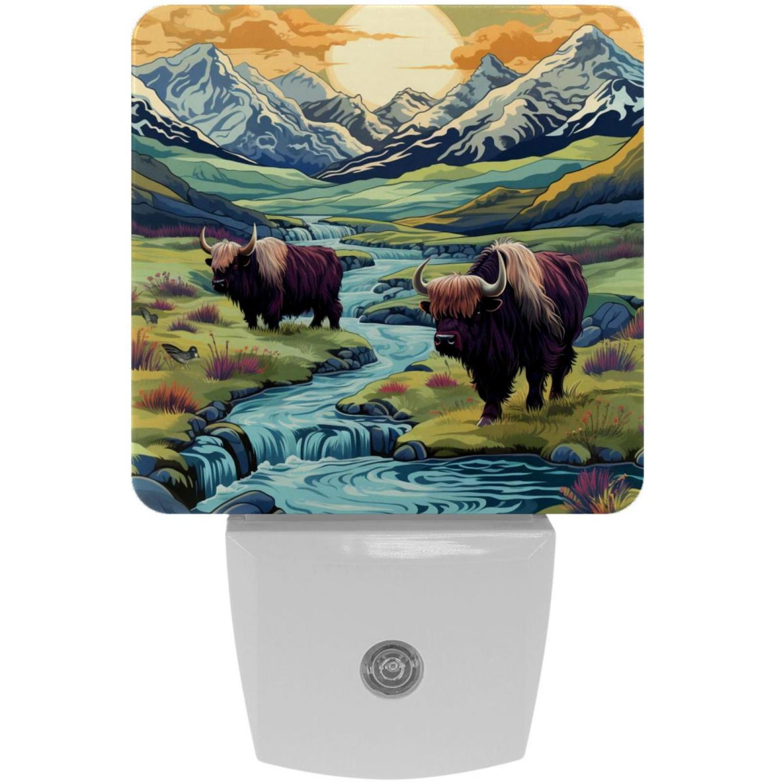 Yak LED Square Night Lights - Energy Efficient and Stylish Decor for ...