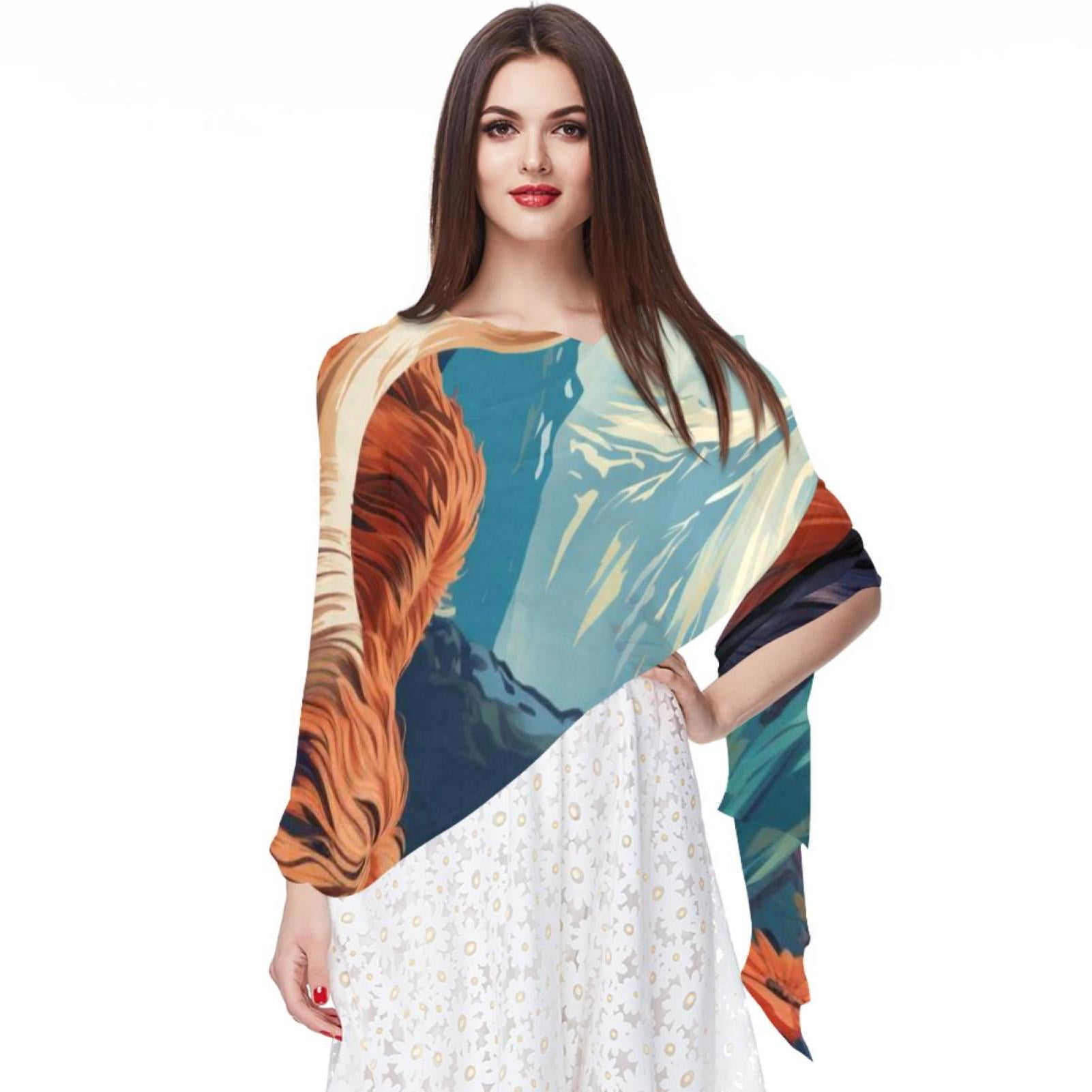 Yak Light and Breathable Chiffon Yarn Silk scarf for Women, Translucent ...