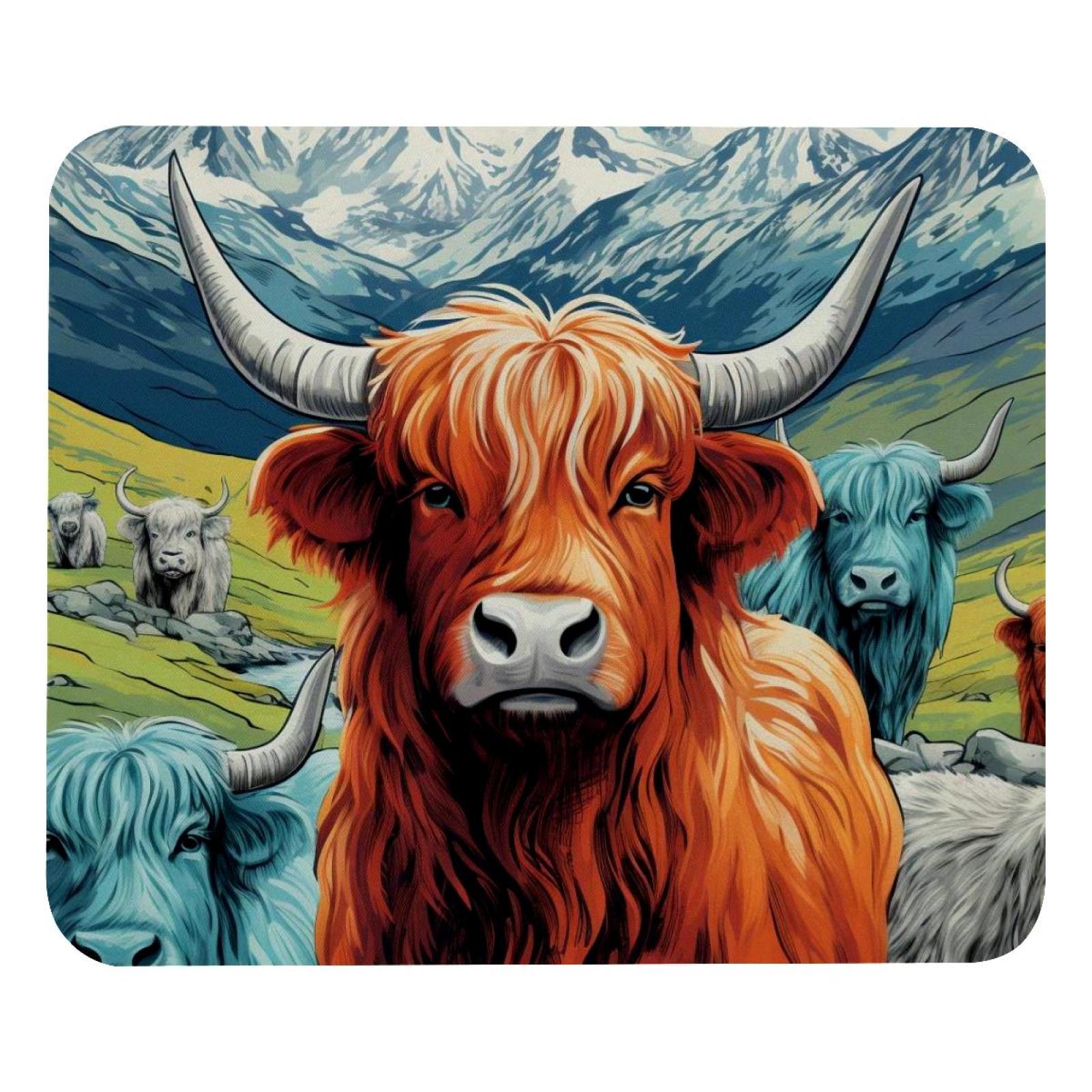 Yak Mouse Pad, Cloth with Rubberized Base - Walmart.com