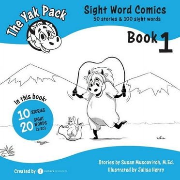 Yak Pack: Sight Word Comics: The Yak Pack (Paperback) - Walmart.com