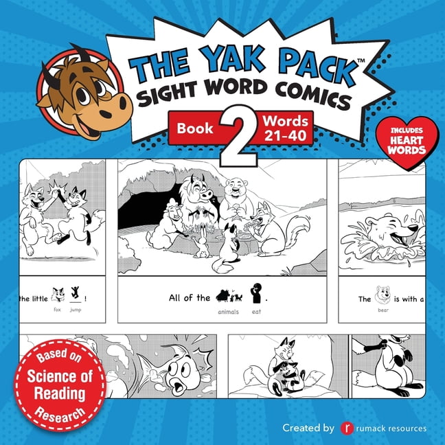 Yak Pack: Sight Word Comics The Yak Pack: Sight Word Comics: Book 2 ...