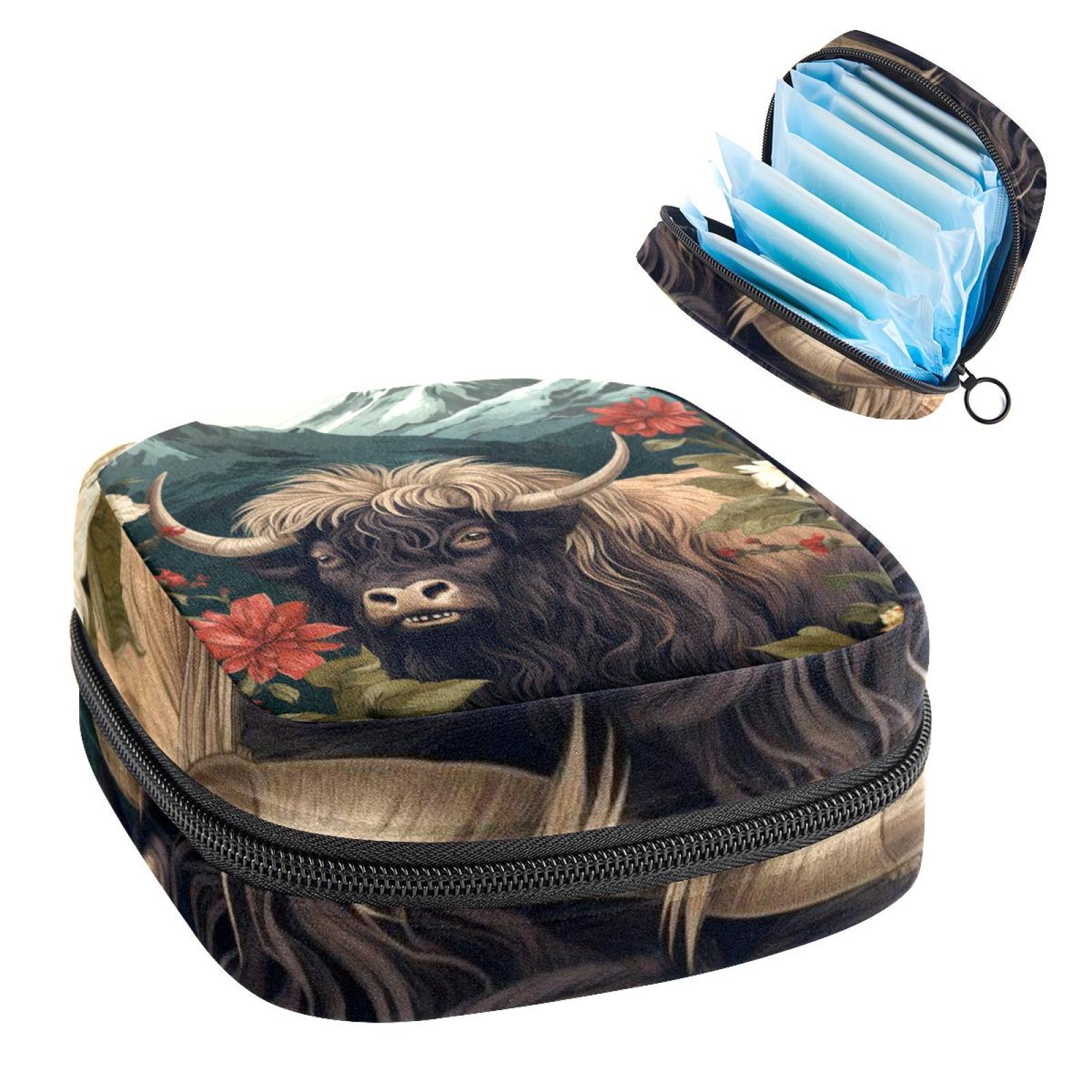 Yak Period Pouch: Stylish Sanitary Napkin Bag, Travel Pouch Necklace ...