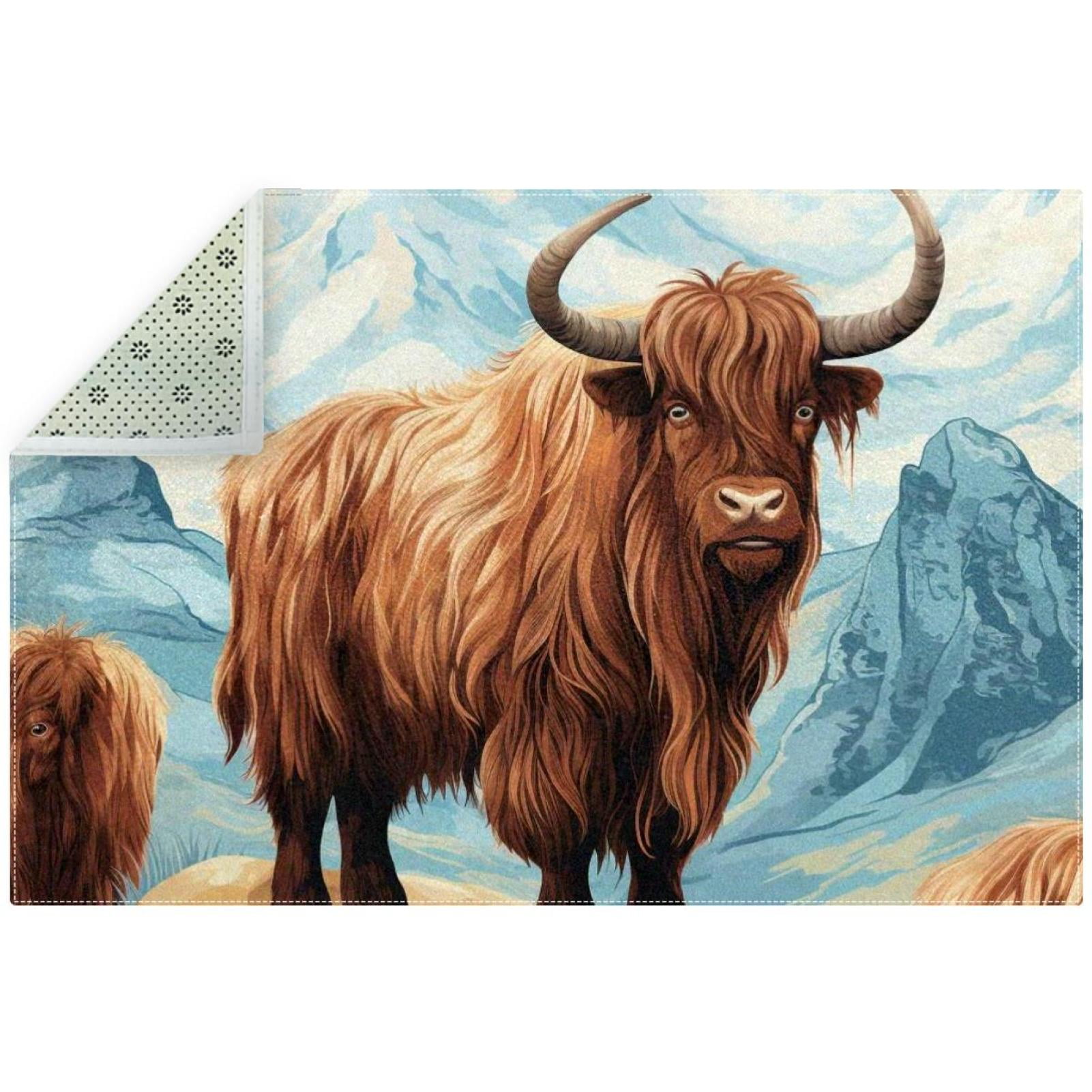 Yak Polyester Right-Angle Floor Mat for Comfort and Style - Durable Mat ...