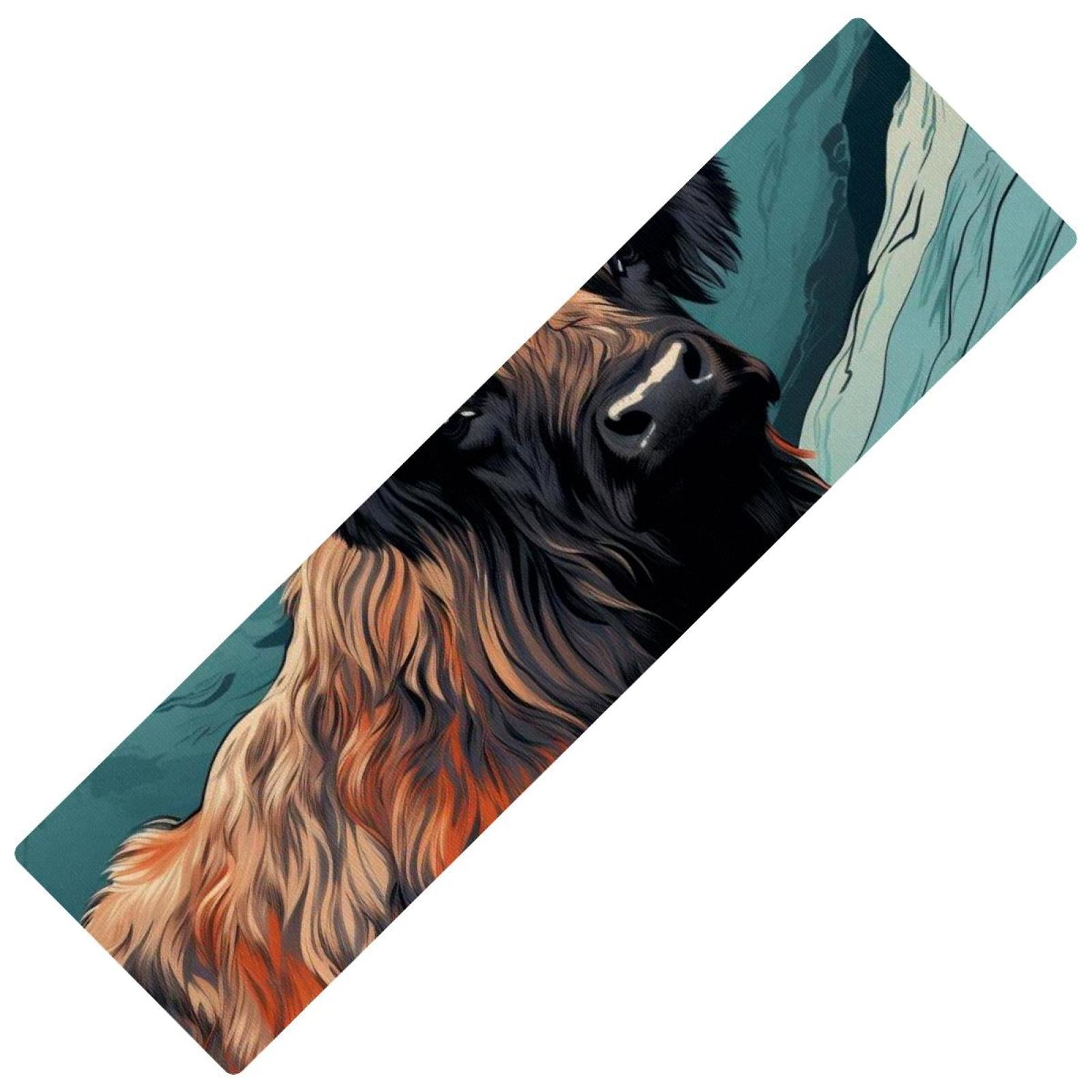 Yak Rubber Mat Runner Rug Kitchen Mat, Rectangular 15.7"x59", Washable ...