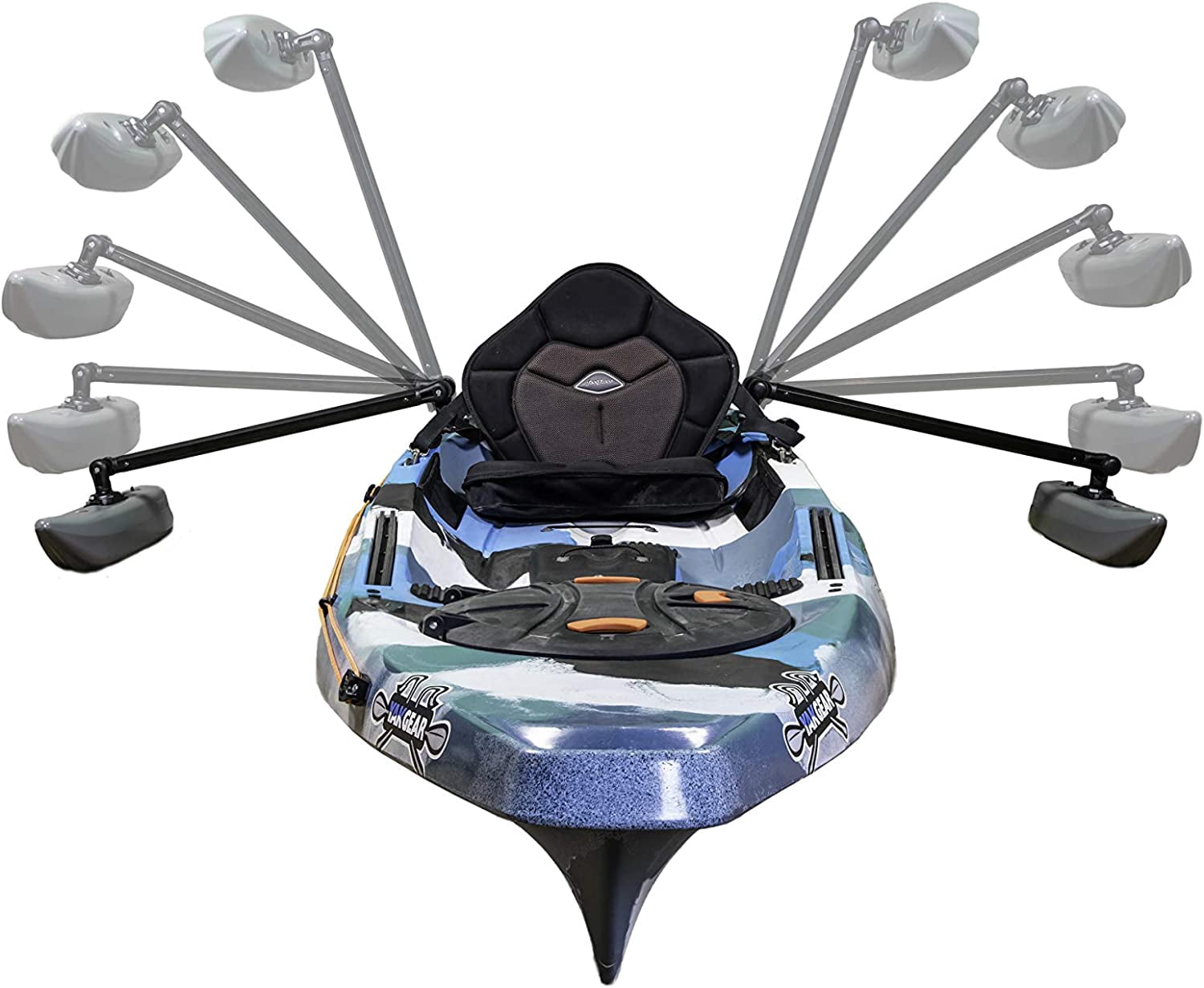 YakGear 01-0096 Standncast Outriggers (Gen II) - Walmart.com