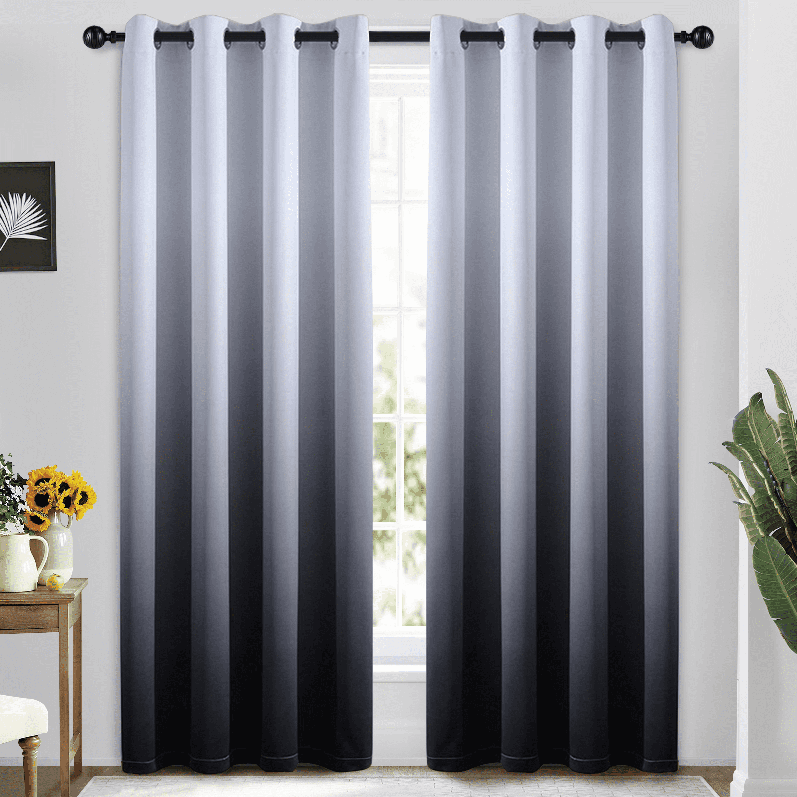 Hollow-Out Stars Curtain Star Cut Out Blackout Curtains for Bedroom ...