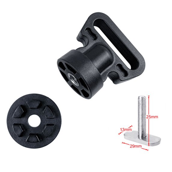 Yakattack Geartrac Compatible Canoe Kayak Fishing Boat Slide Track Ring ...