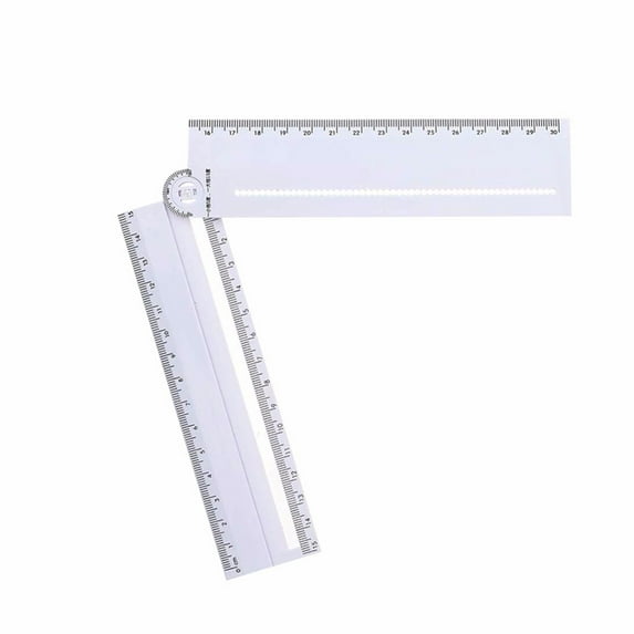 Yakbaofuo Multifunction Plastic Ruler 12 Inch Standard/Metric Ruler ...