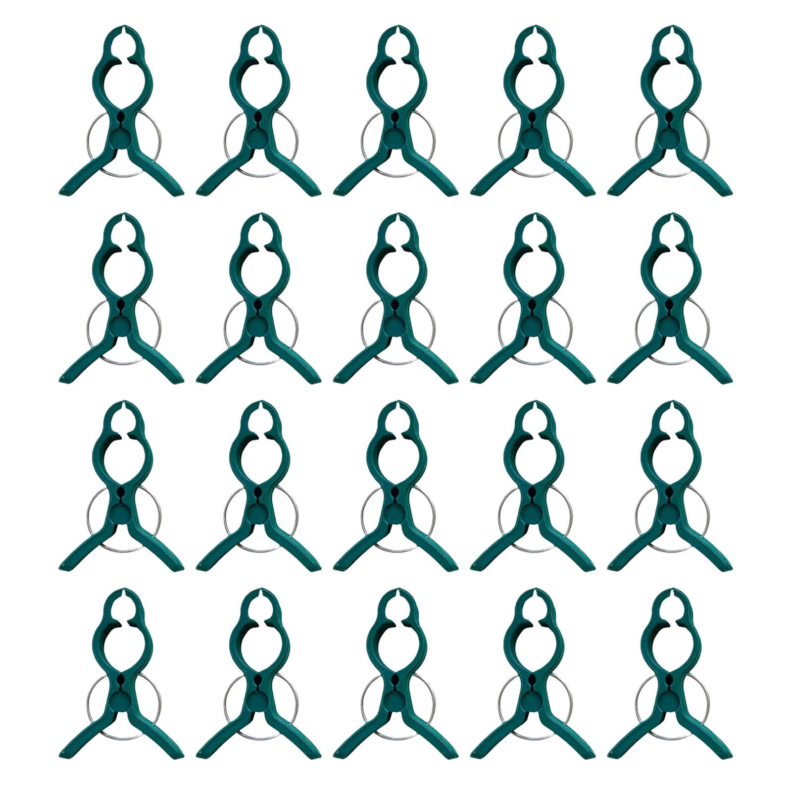 Yakbaofuo Secured Plastic Plant Clips Plant Support Clips Plant Clips ...