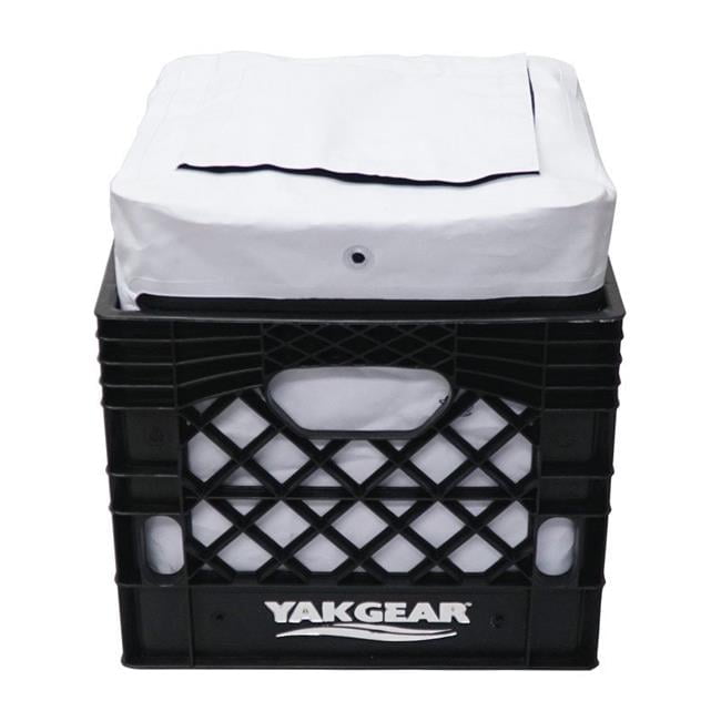 Yakgear 8795999 PVC Dry Storage Crate Well - White - Walmart.com