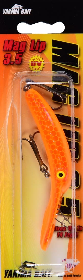 Yakima Bait Mag Lip 3.5 Fishing Lure, Egg Fluorescent, 9581U EFL ...