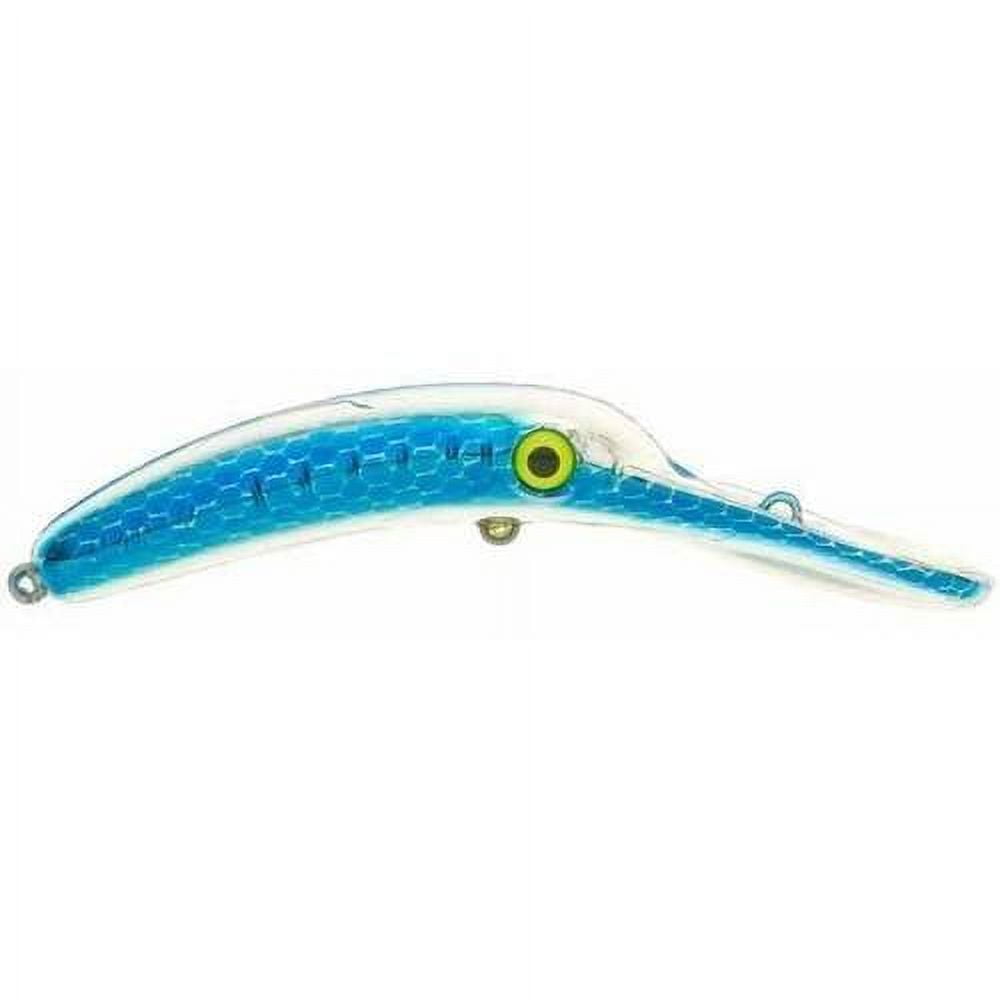 Yakima Bait Mag Lip Trolling Plug 3.5, Metallic Silver Blue Scale, 3 1 ...