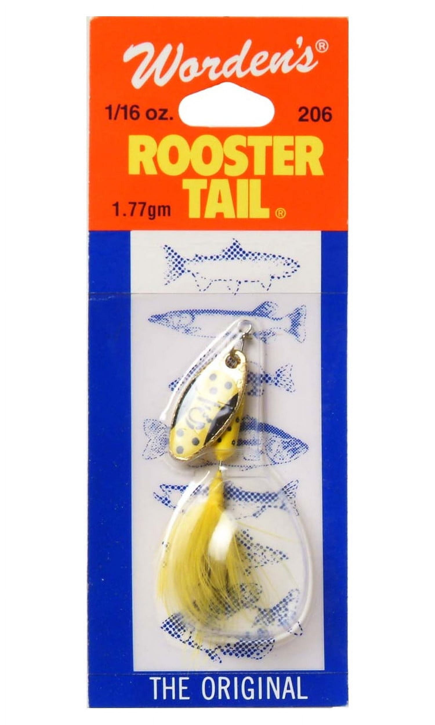 Yakima Bait Rooster Tail, Inline Spinnerbait Fishing Lure, Yellow ...