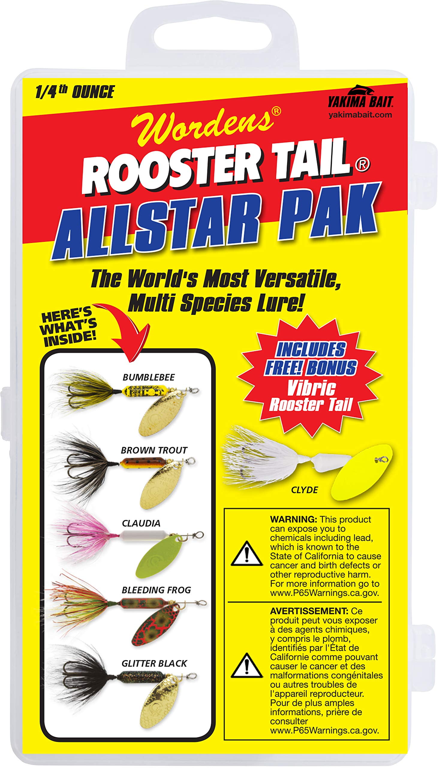 Yakima Bait Rooster Tail Spinner Box Kit. - Walmart.com