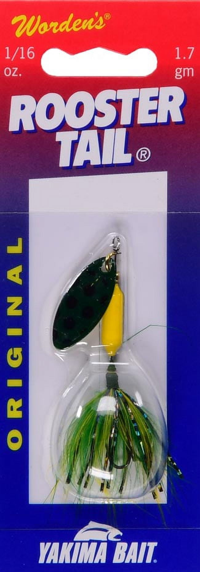Yakima Bait Worden's Original Rooster Tail, Inline Spinnerbait Fishing ...